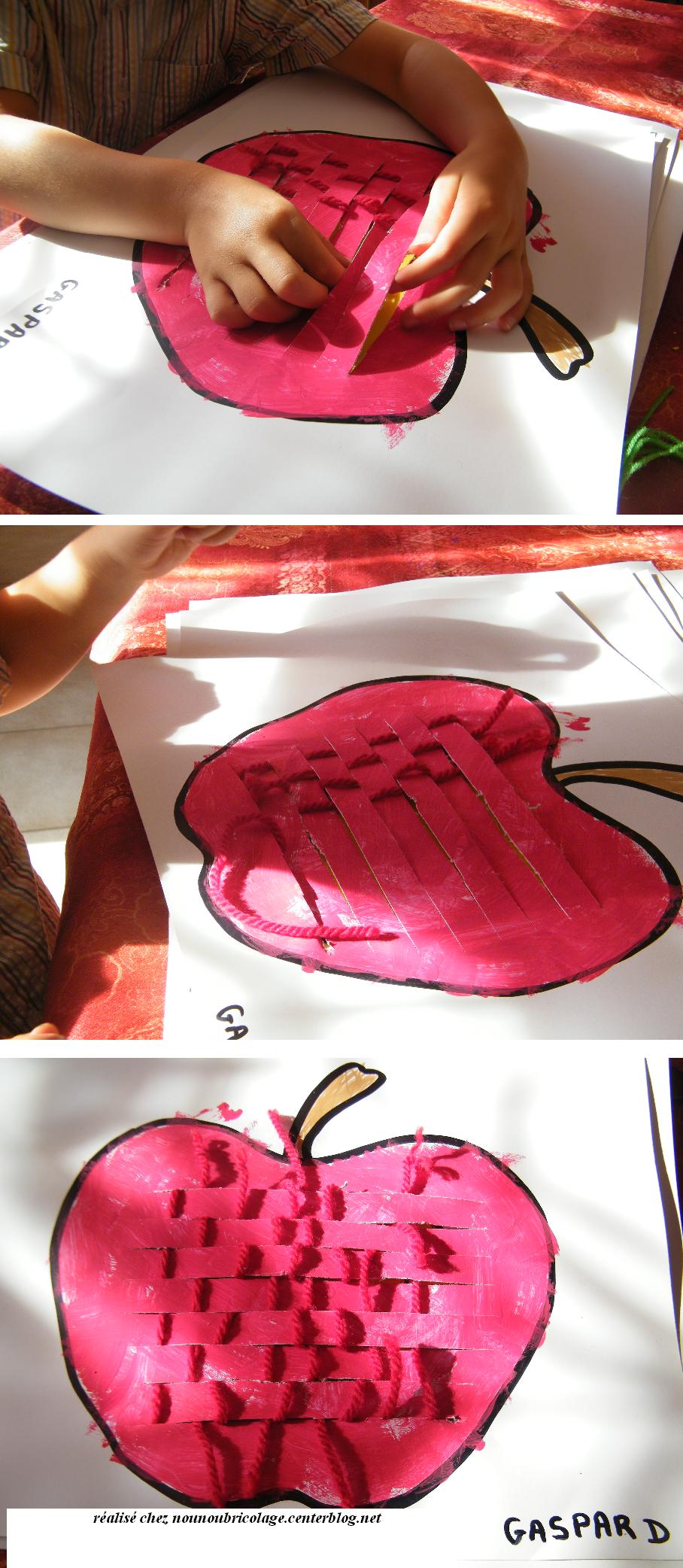 bricolage les fruits